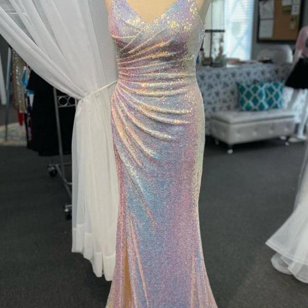 Sexy Key Hole Royal Blue Mermaid Long Prom Dress on Luulla